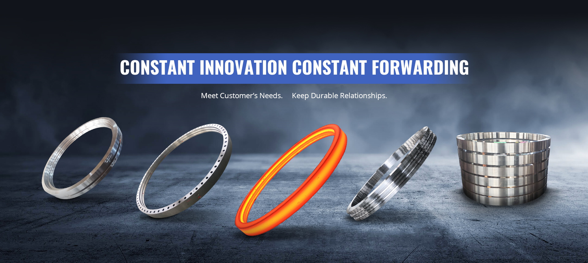 seamless hot forged rolled rings, forged rings for slewing bearings ...